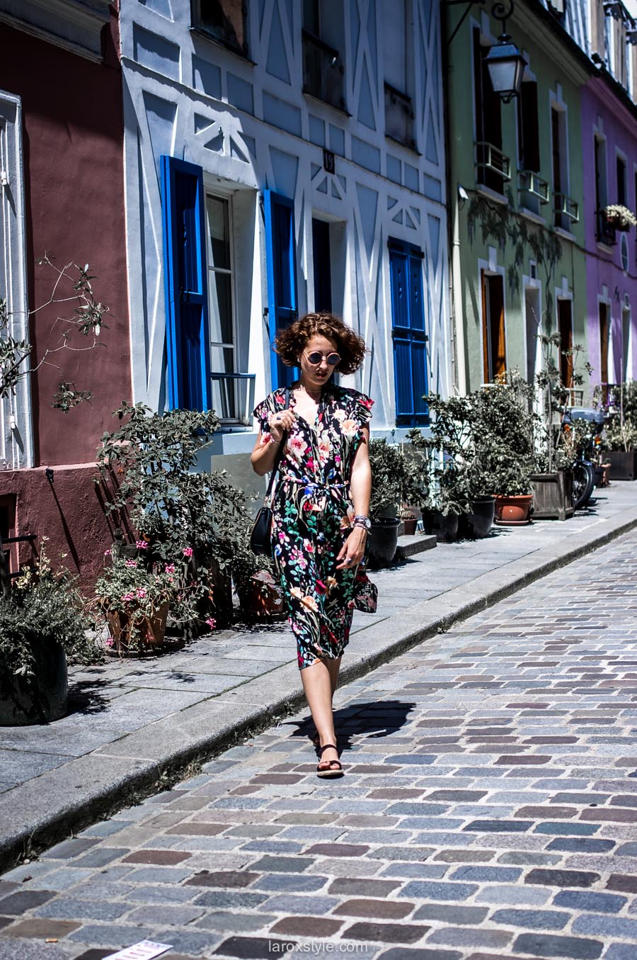 Balade Parisienne en Robe Longue Fleurie ! - LaRoxStyle